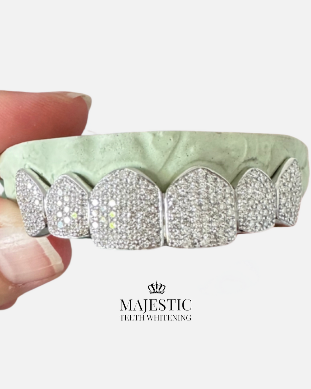 Iced Out 6 Piece Grillz Set – Majestic Teeth Whitening